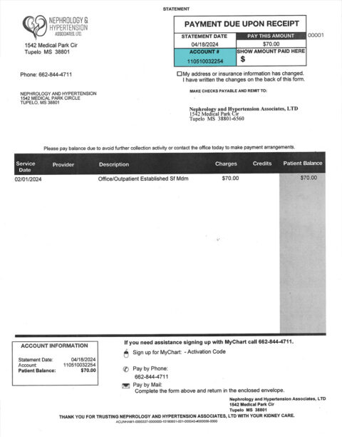 OXFORD PAYMENT FORM | Nephrology & Hypertension Associates